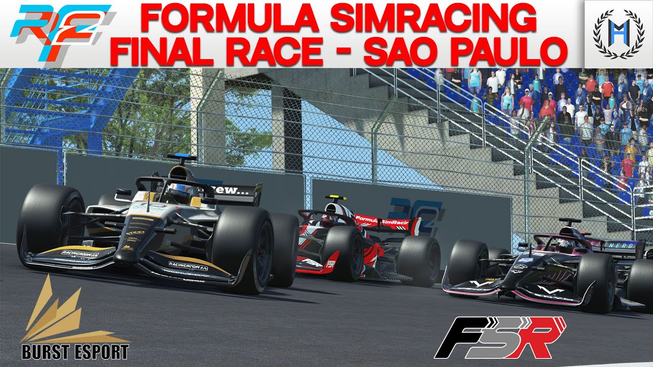 rFactor 2 Formula SimRacing World Championship - Race 10: Brazil Grand Prix - YouTube