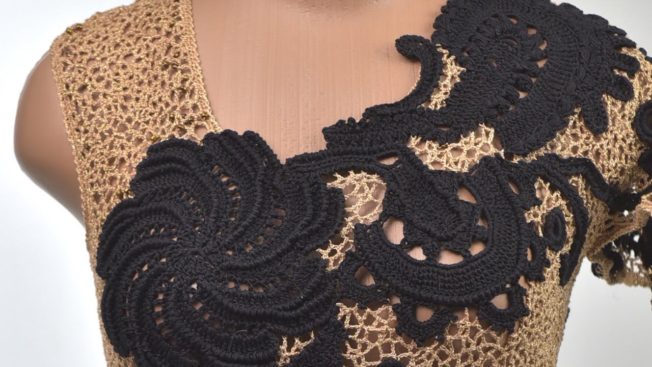 Super idea for IRISH LACE/Crochet/ Irish Lace Crochet - YouTube