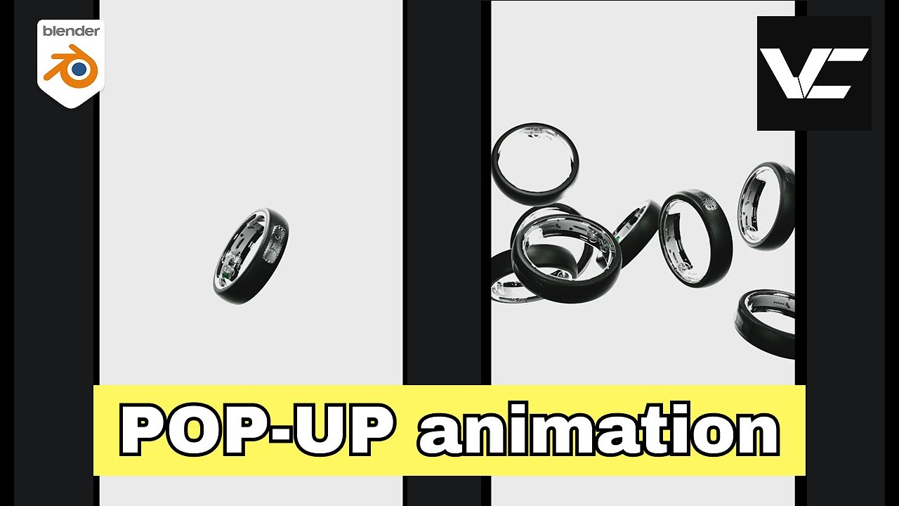 Easy How I made pop up animation in Blender Rigid body dynamics (with ...
