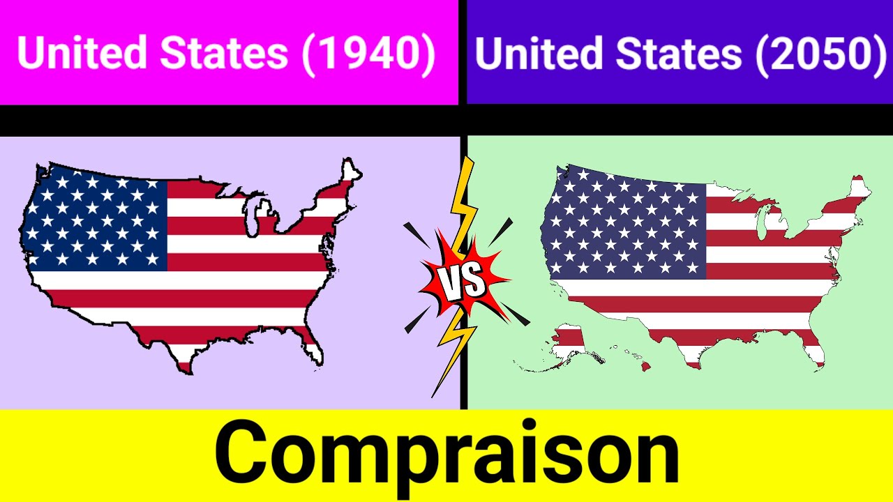 Compare United States 1940 vs United States 2050|Data Comparison ...