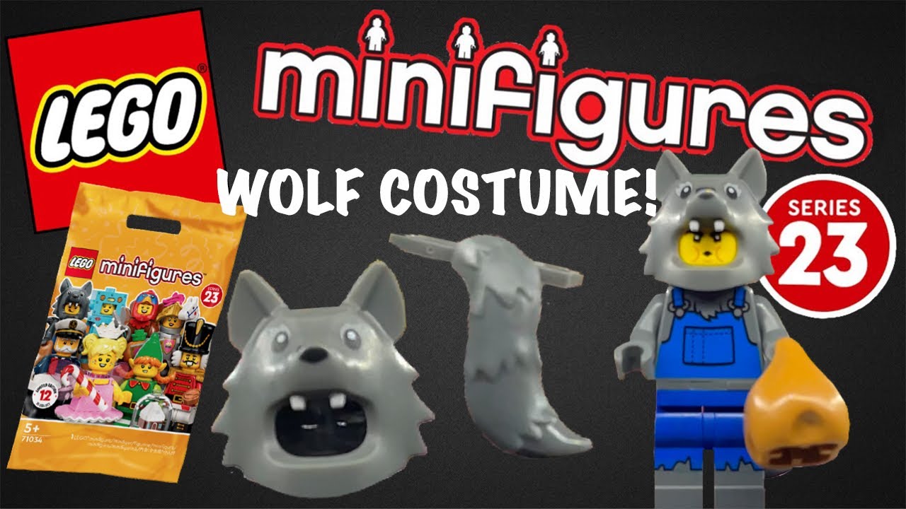 LEGO Wolf Costume! LEGO Minifigures Series 23! - YouTube