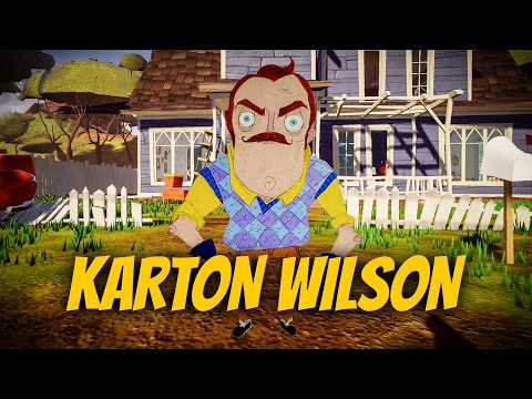 KOMŞUM WILSON ARTIK KARTONDAN! 😂- Hello Neighbor Mods