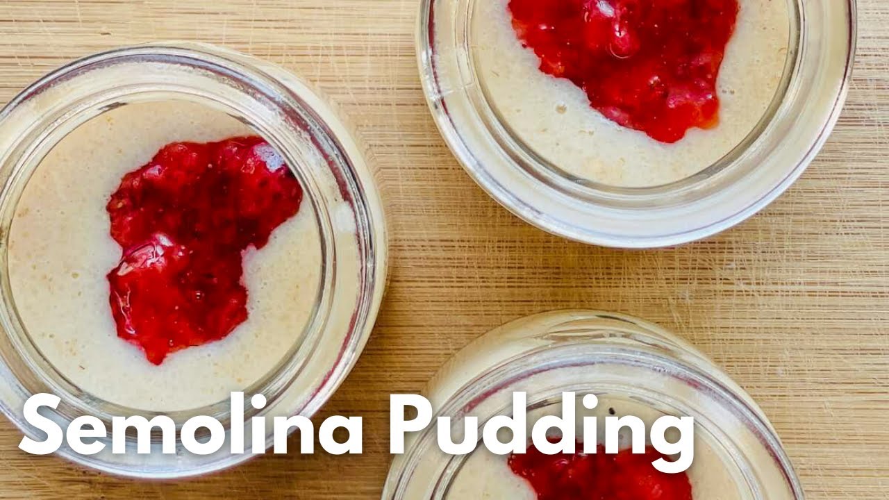 How To Make Semolina Pudding - YouTube