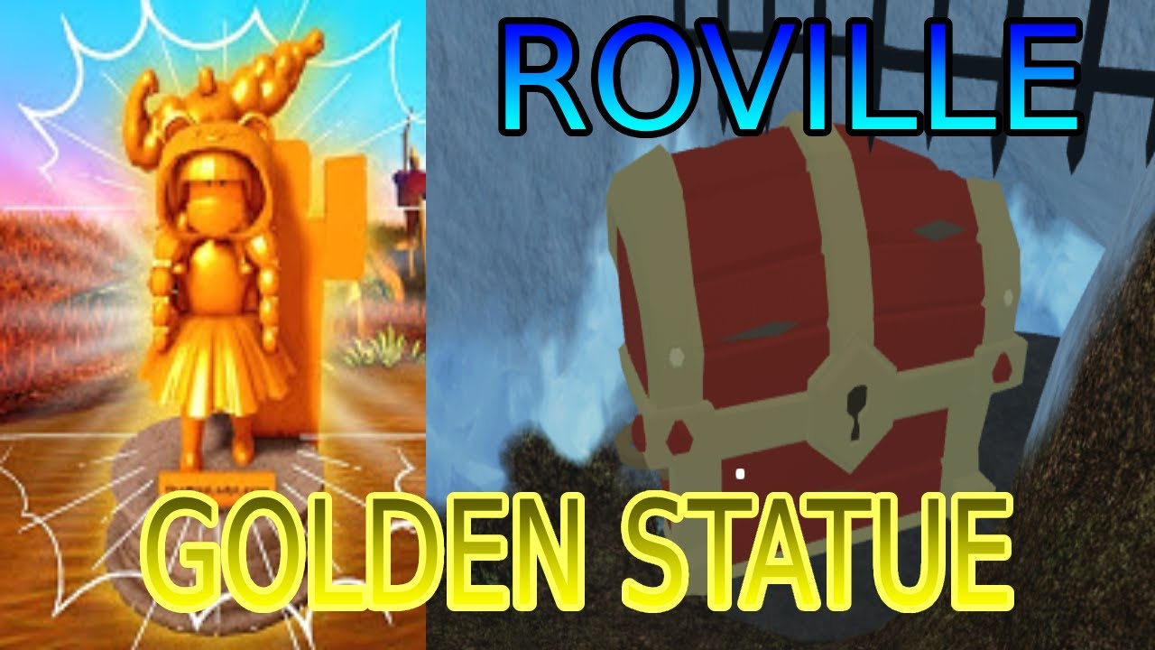 How to get the GOLDEN STATUE in Roblox RoVille - YouTube