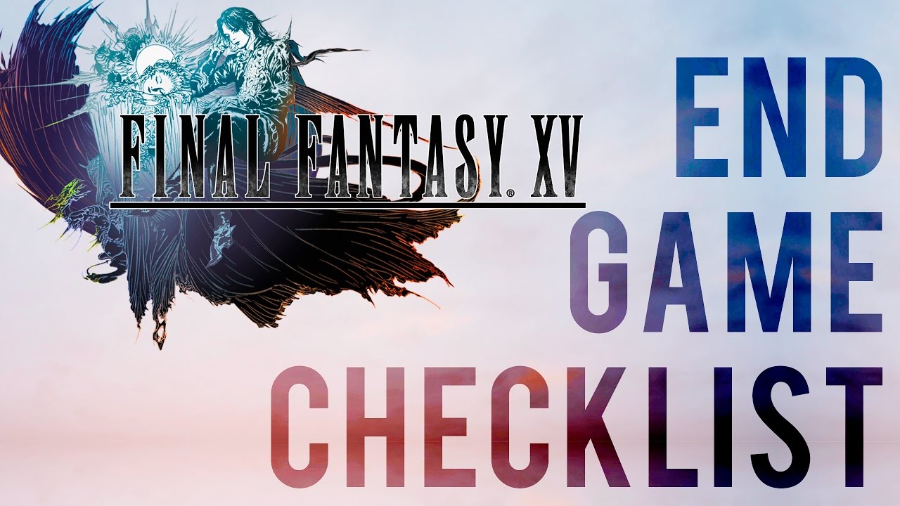 The True Complete End Game Checklist. 100% Platinum Trophy - Final ...