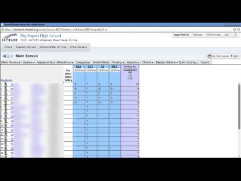 Using Comments in Skyward Gradebook to Track Accomodations - YouTube
