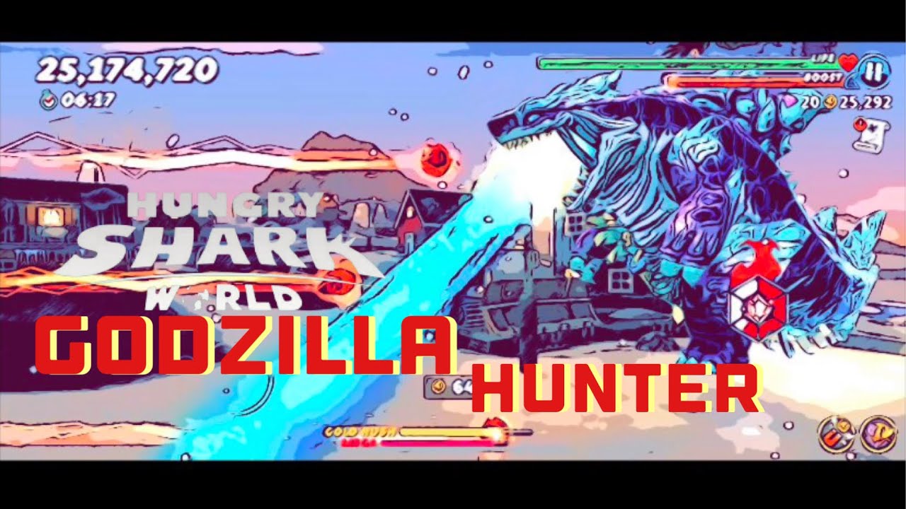Hungry Shake hungry Godzilla ice land hunger challenge - YouTube