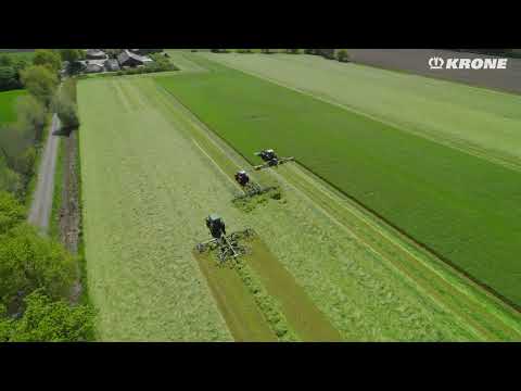 CTF  (Controlled Traffic Farming) mit KRONE Grundfutterernte-Technik