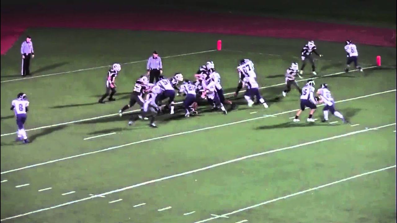 Nick Schran's 1 yard TD run! - YouTube