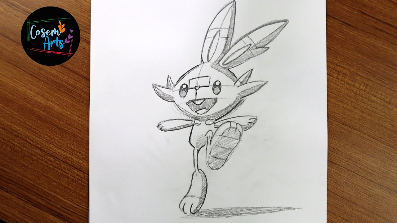 Pokemon Character drawing || how to draw bunny from pokemon - YouTube
