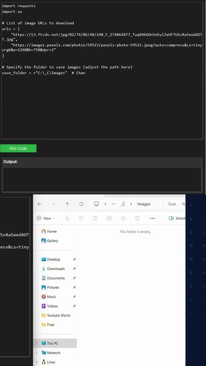 Download Images from a URL List - Python Automation - YouTube