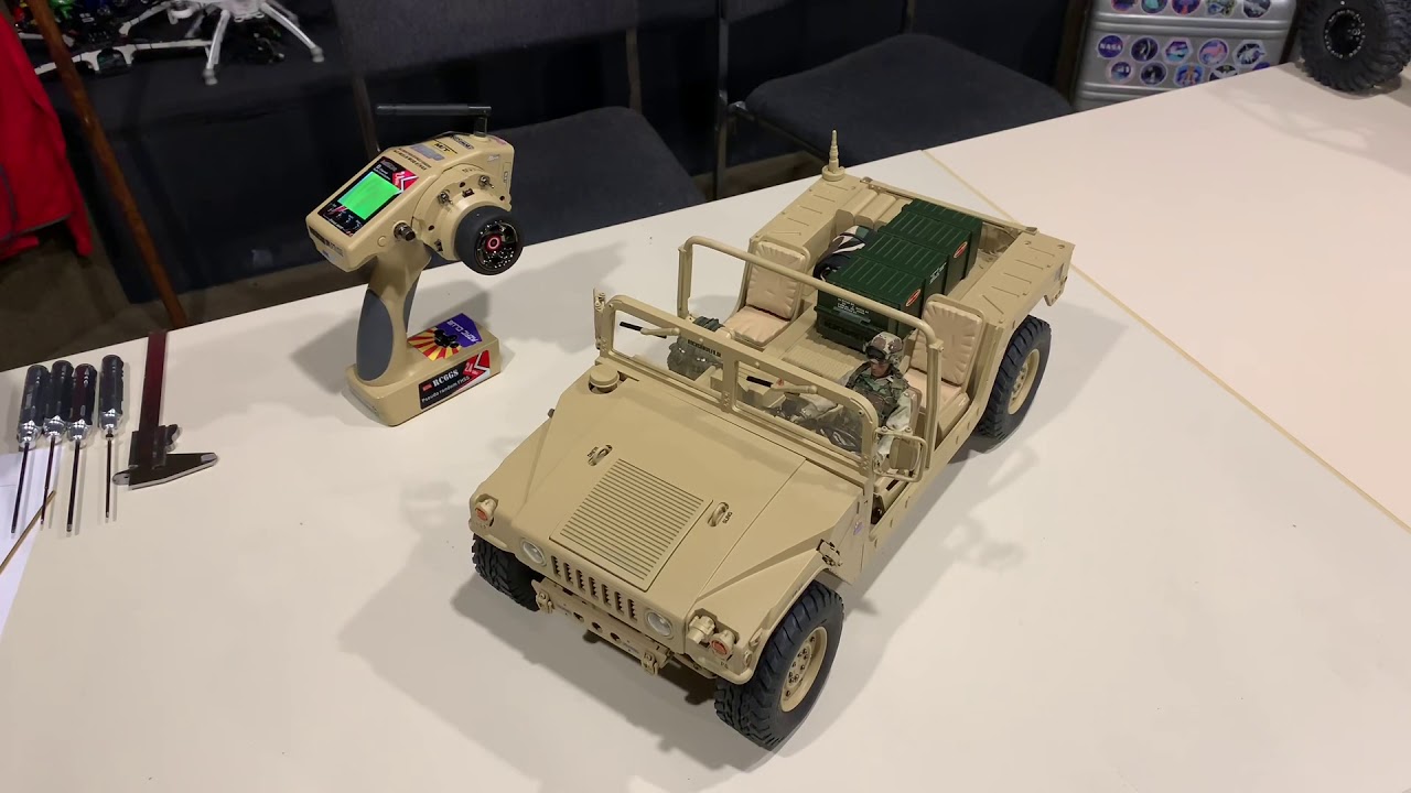 Humvee HG P408 with RadioLink RC6GS - YouTube