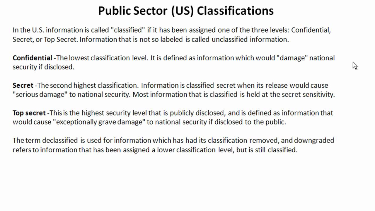 Data Classification - Part 1 - YouTube