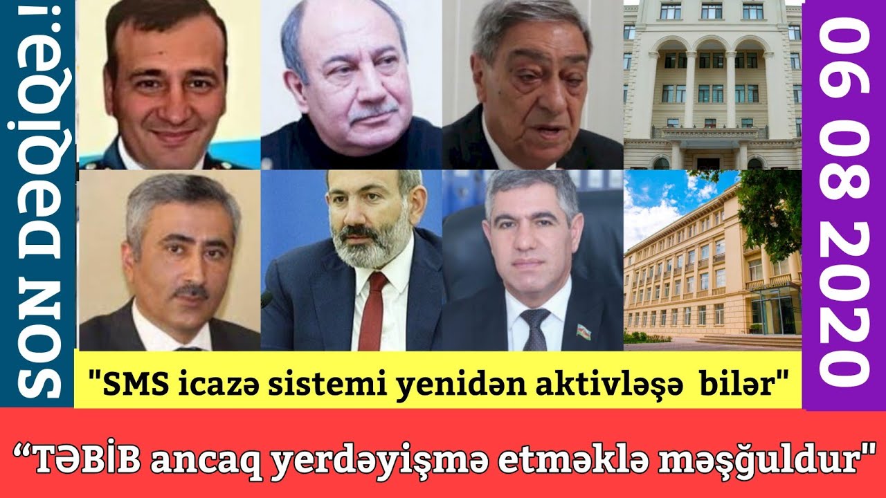 XƏBƏRLƏR.! 06.08.2020 Son Xeberler, Xeberler Bugun, Günün Vacib ...