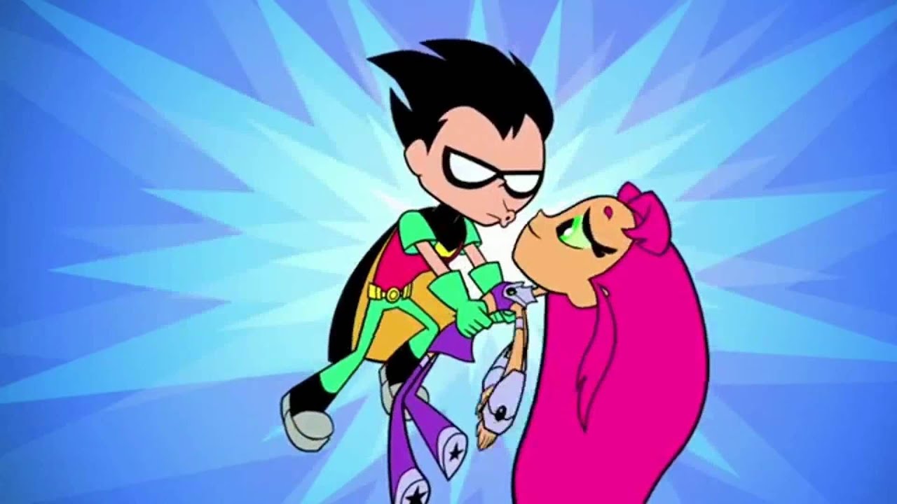 TEEN TITANS GO Full Episode! Robin Kisses Starfire #1 - YouTube