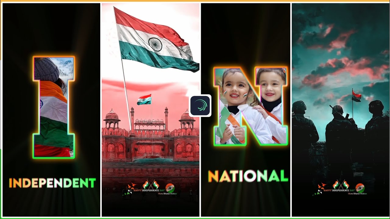15 august video editing alight motion | independence day video editing ...