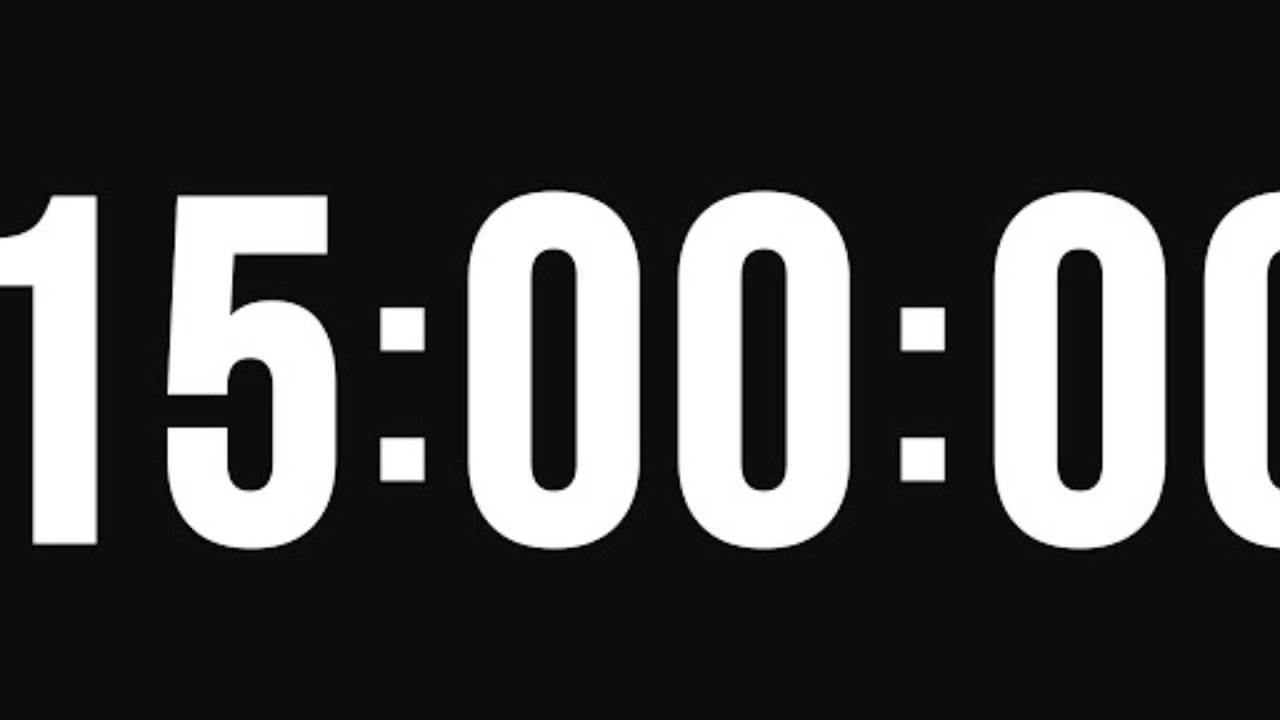 15 hours timer... - YouTube