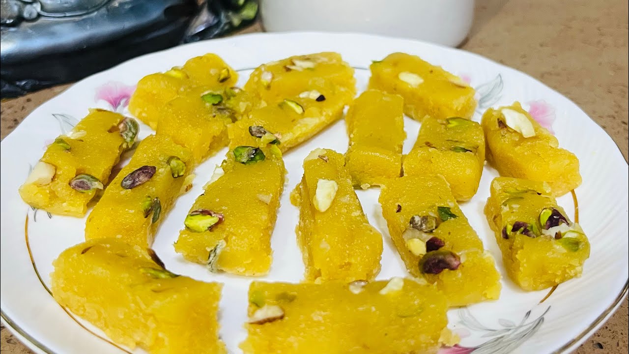 Mohanthal homemade mithai 🍫 - YouTube