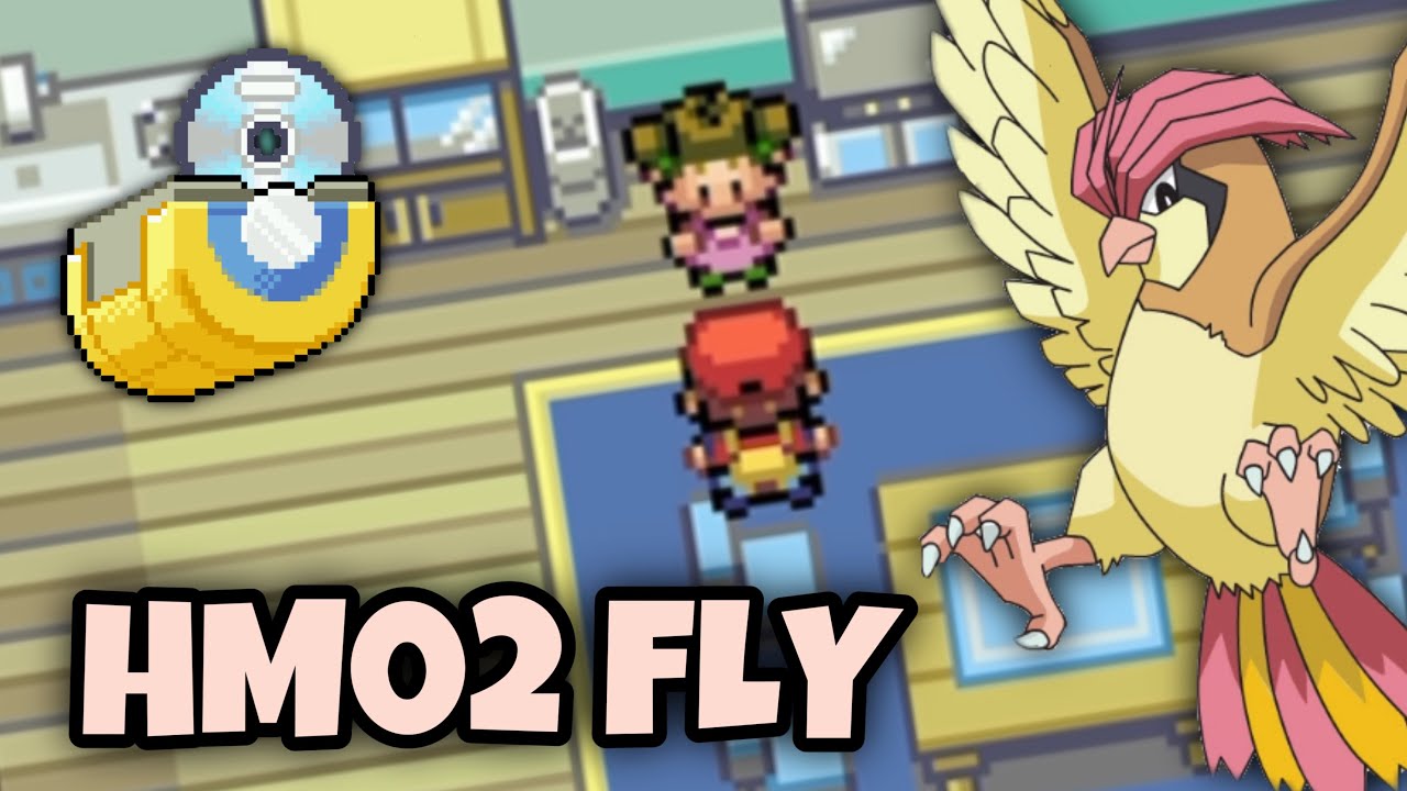 How to get HM02 FLY in Pokémon FireRed / LeafGreen - YouTube