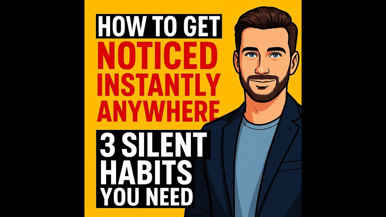 How to Get Noticed Instantly Anywhere – 3 Silent Habits You Need - YouTube