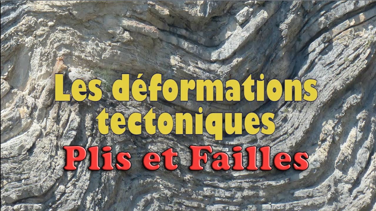 Les déformations tectoniques - Plis et Failles. - YouTube