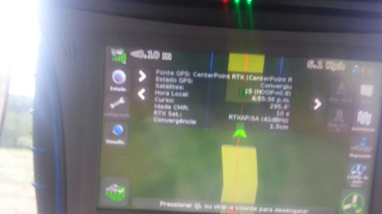 Teste Trimble cfx 750 + ez-pilot + RTX - YouTube