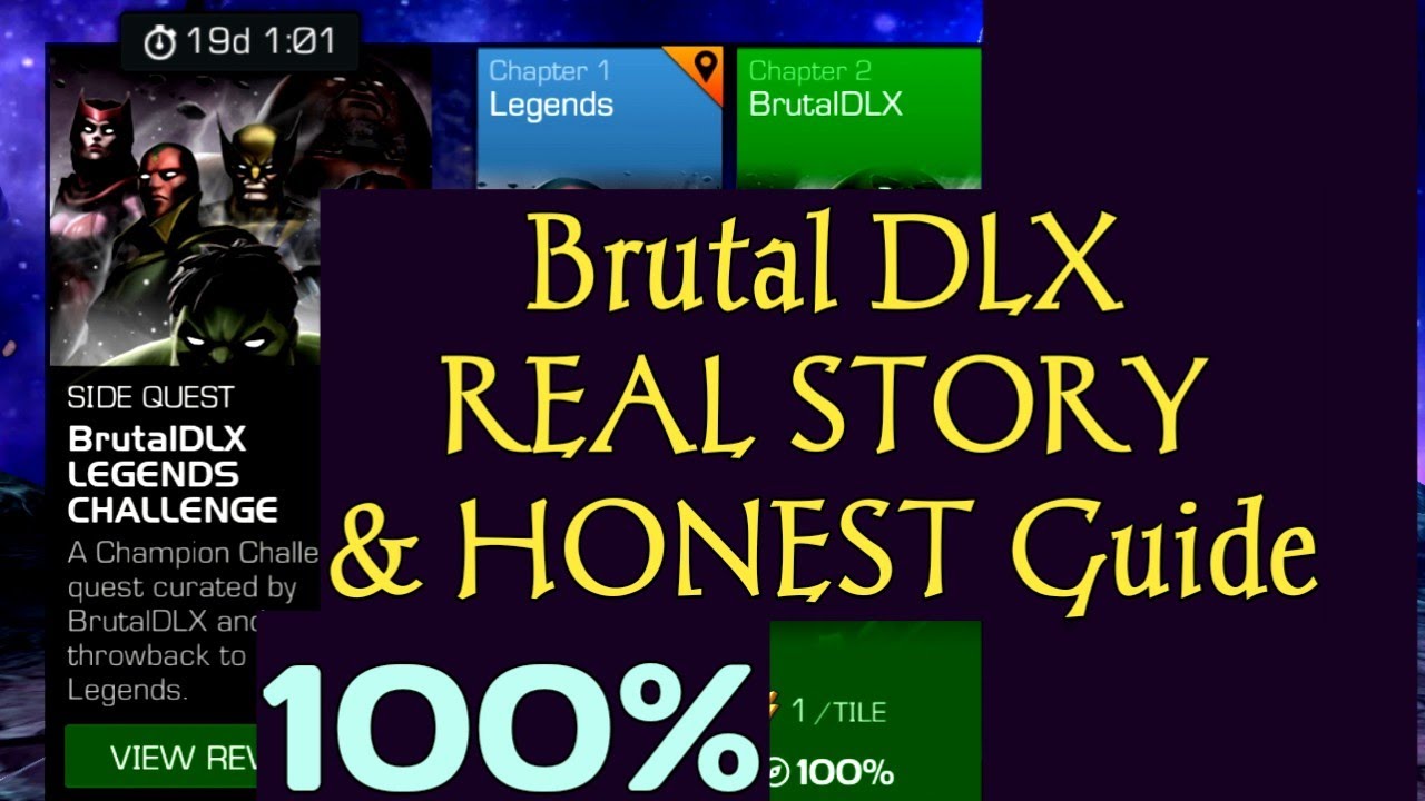 Brutal DLX legends challenge Exploration Honest Guide and Tips | Real ...