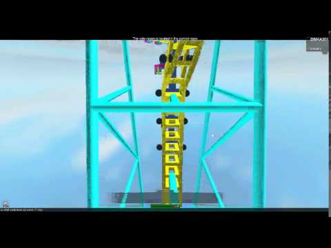 Derailed roller coaster in roblox - YouTube