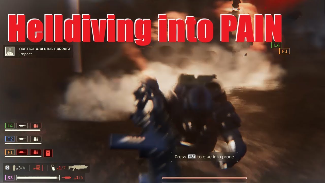 Helldivers 2 - Helldiving into PAIN - YouTube