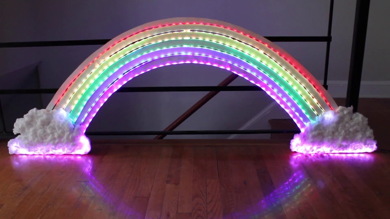 Pride Rainbow Light Installation by Mason Thorpe Calhoun - YouTube