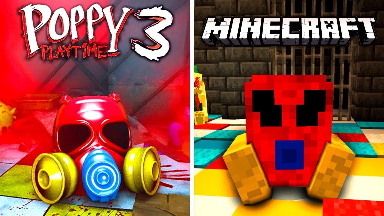 I Found GAS MASK from Chapter 3 | Poppy Playtime 3 vs Minecraft - YouTube