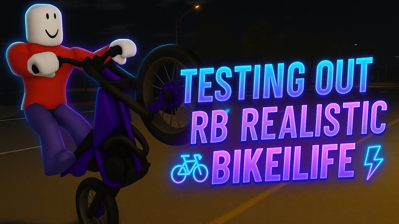 Testing Out Realistic Bikes in Roblox! (Bikelife) - YouTube