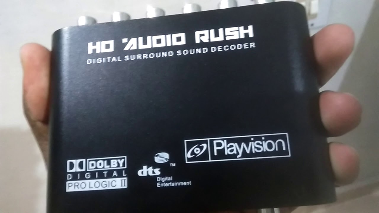 HD AUDIO RUSH 5.1 DIGITAL OPTICAL COAXIAL ( AC3/DTS ) AUDIO DECODER ...