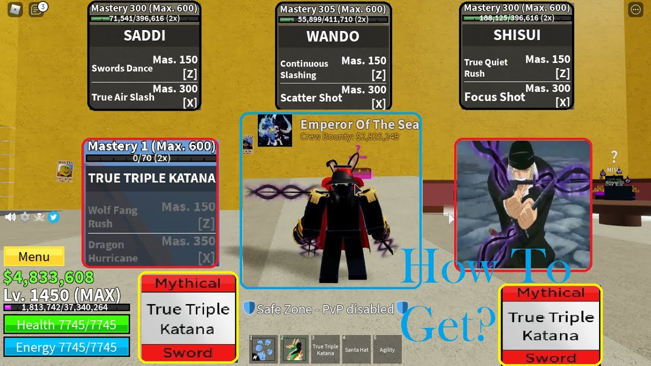 How To get True Triple Katana (TTK) [Updated 13]Blox Fruit's - YouTube
