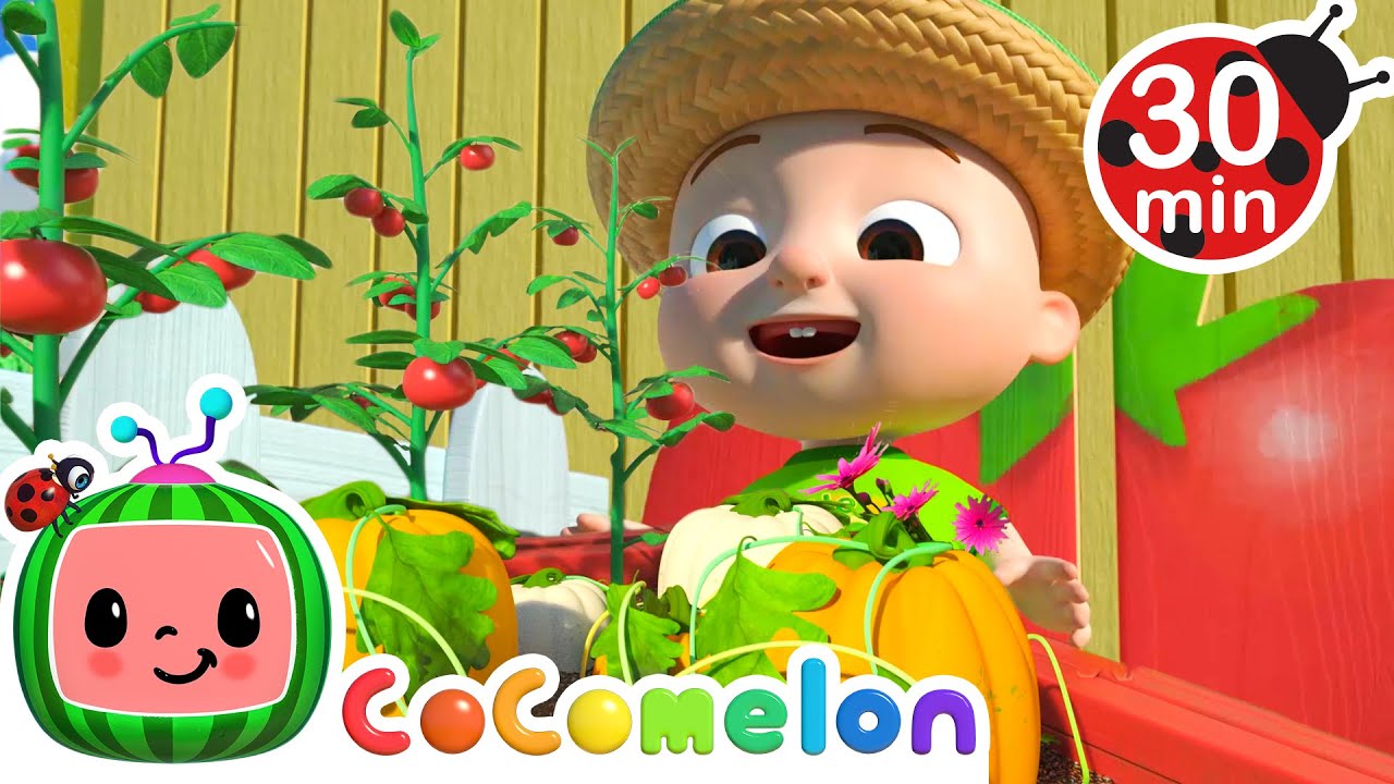 JJ Plants a Garden | @Cocomelon - Nursery Rhymes | Food for Kids - YouTube