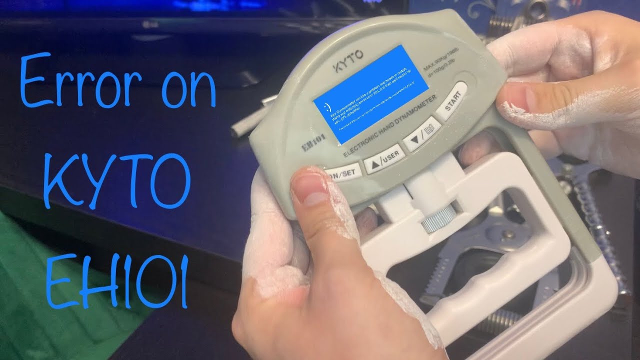 Fourth try and error on Camry EH101 Hand Dynamometer - YouTube