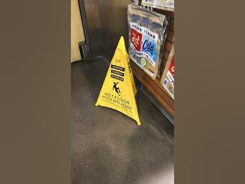Spill Magic caution wet floor pop-up signs! #safetyfirst #janitorial ...