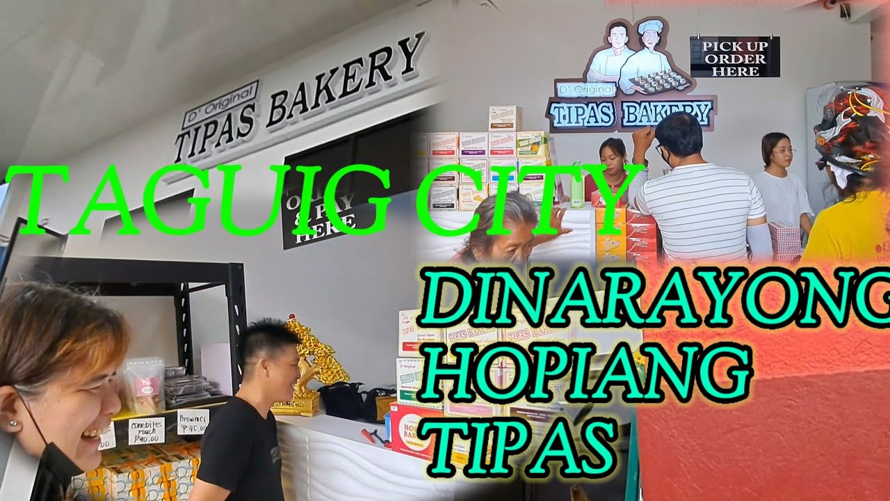 HOPIANG TIPAS / D' ORIGINAL TIPAS BAKERY / VLOG10 / #taguigcity #hopia ...