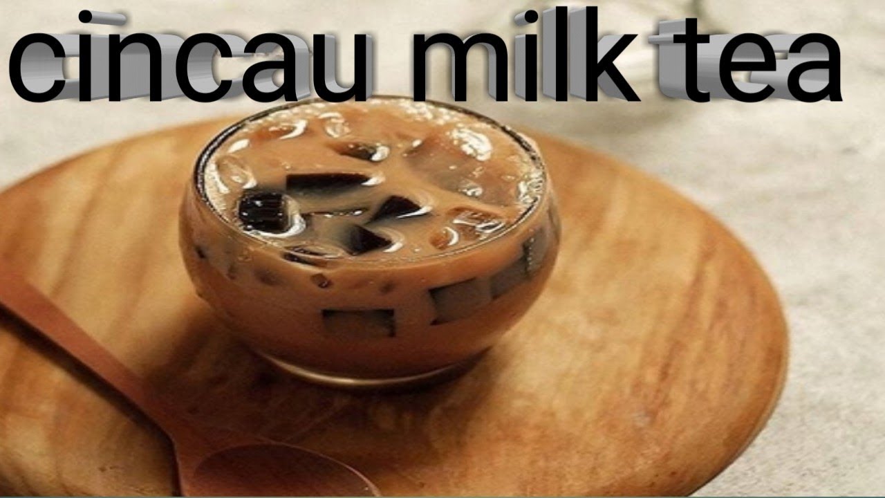 Cincau milk tea - YouTube