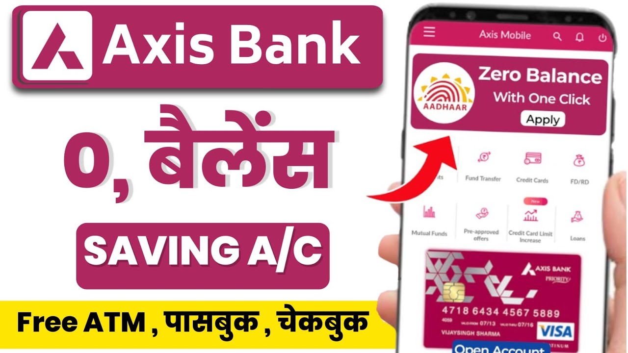 Axis Bank Zero Balance Account 2024 Axis Bank Zero Balance Account Opening Online axis zero ac ...