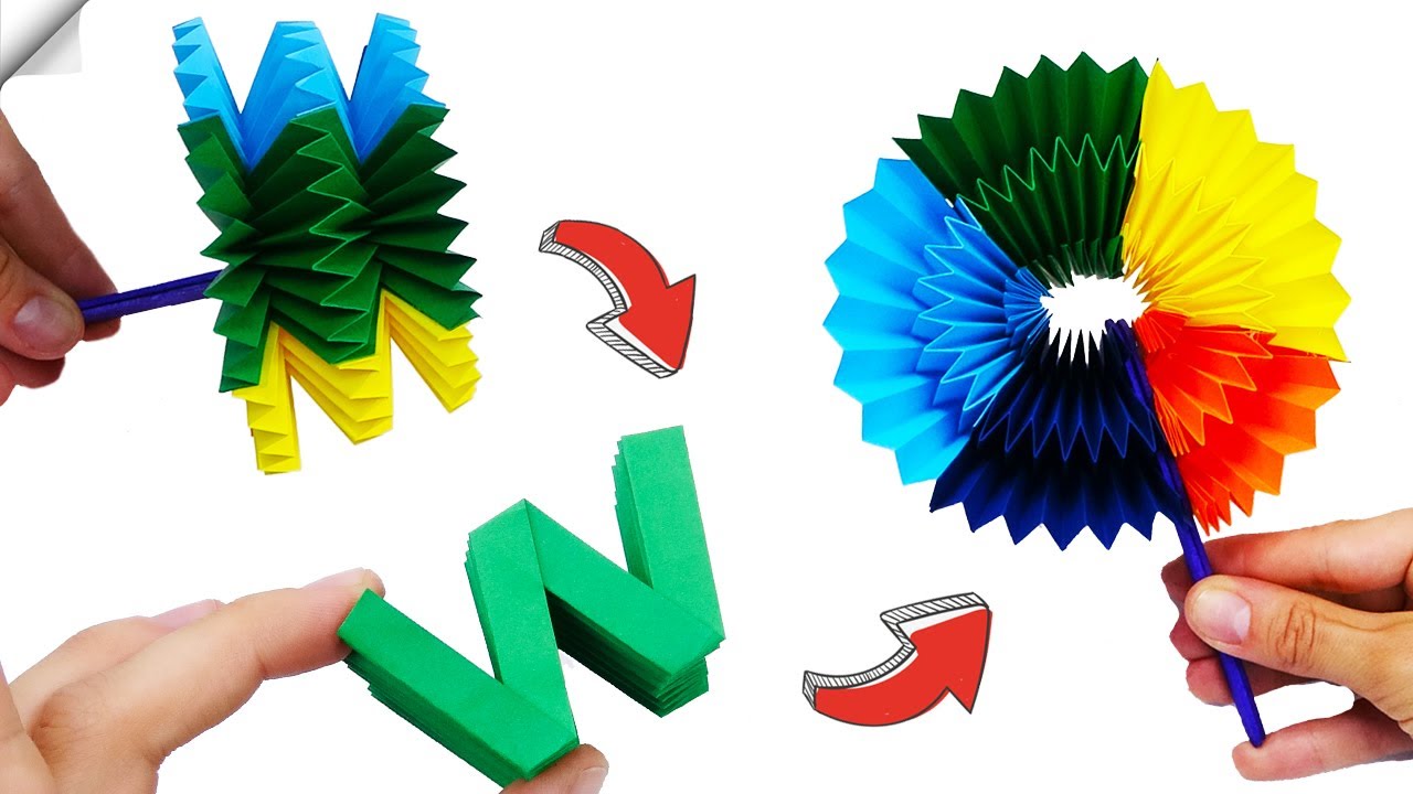 Amazing paper toys Moving paper toys Paper toys antistress - YouTube