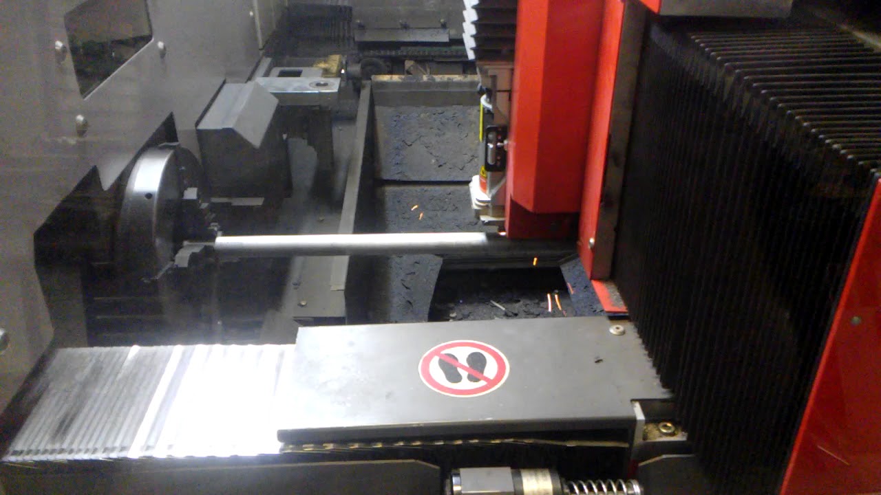 Bystronic laser tube cut - YouTube