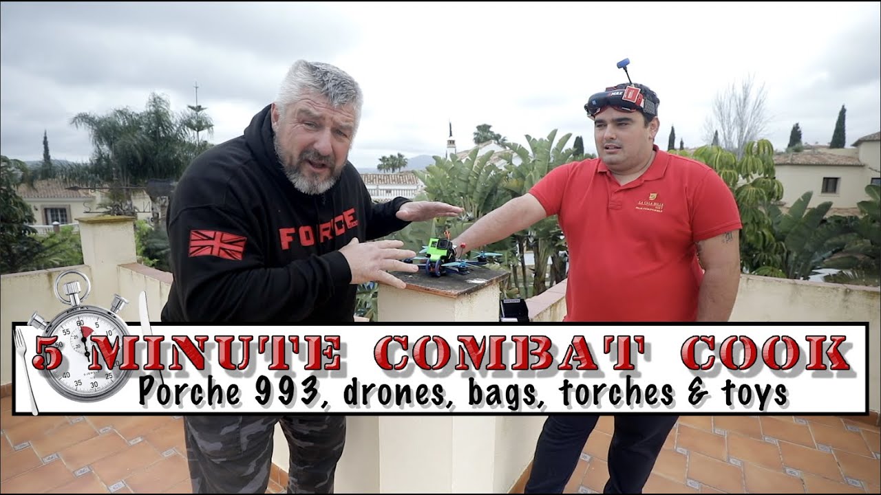 5 Minute Combat Cook episode 2 - Drones, bags, torches & a toy! - YouTube
