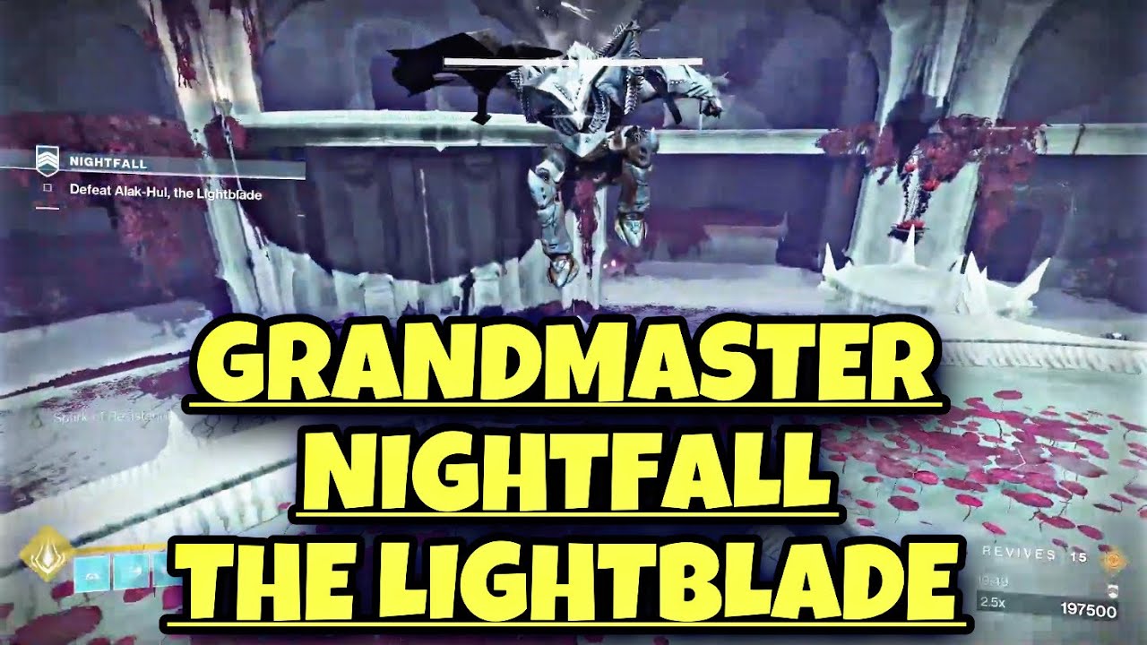 Grandmaster Nightfall - The Lightblade - YouTube