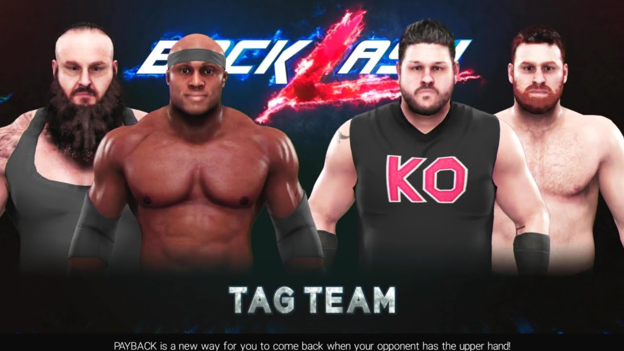 Backlash 2018 | Bobby Lashley & Braun Strowman vs. Kevin Owens & Sami ...