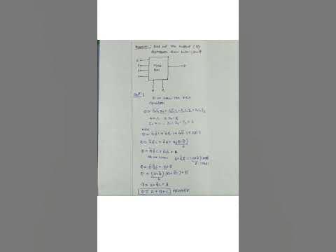 Find Output Of 4x1 Mux Circuit - YouTube