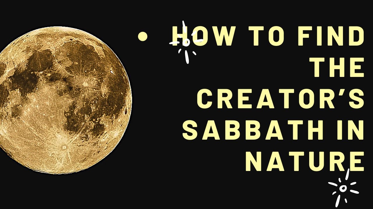 How to know it's sabbath in nature!! - YouTube