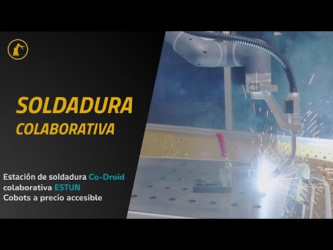 Estación de soldadura colaborativa - Estun Codroid (cobot) - YouTube