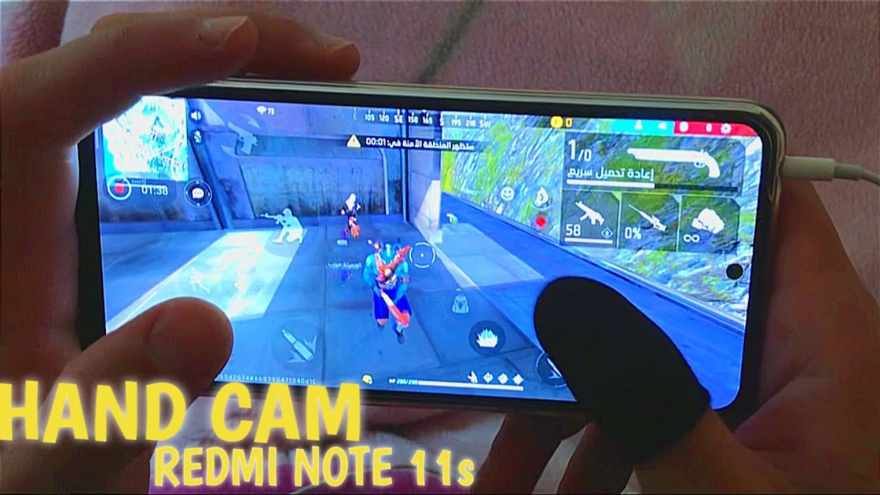 FREE FIRE HAND CAM : TRIED THE XIAOMI REDMI NOTE 11s | تجربة هاتف ريدمي ...