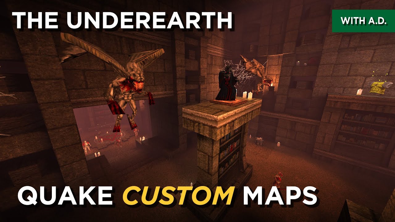 Quake Maps - The Underearth - YouTube